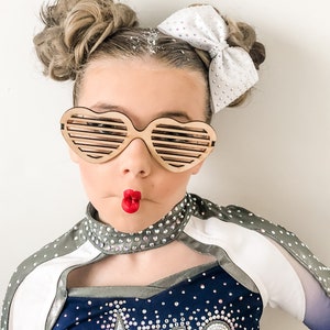 Valentines Card SVG// Punch-out Heart Glasses Card SVG// Laser Cut File ...