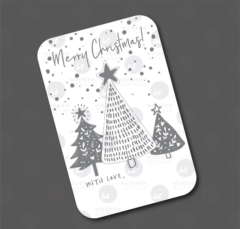 Holiday Card Svg//punch-out Ornament Card SVG // Laser Cut File - Etsy