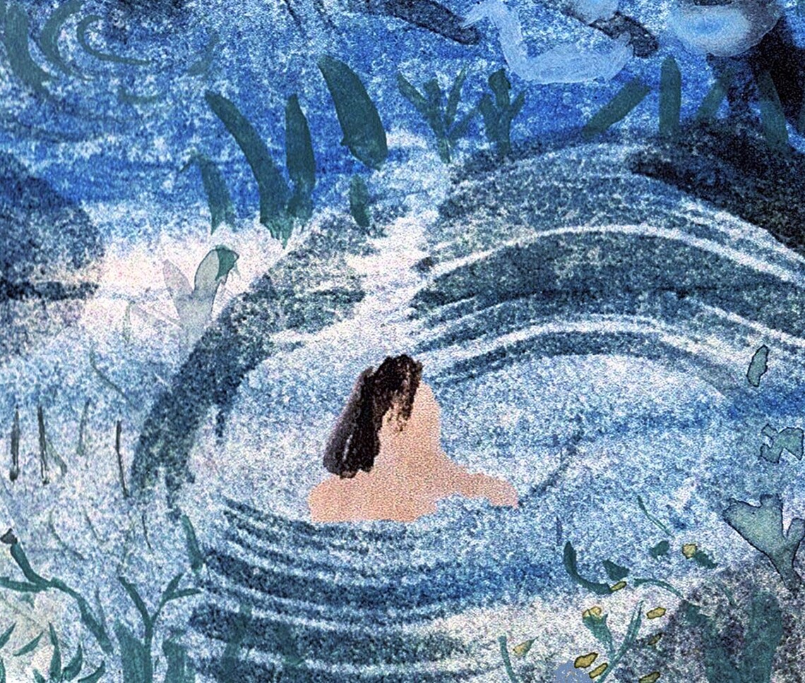 Wild Swimming | Art Print | A4| 297x210mm - Etsy UK