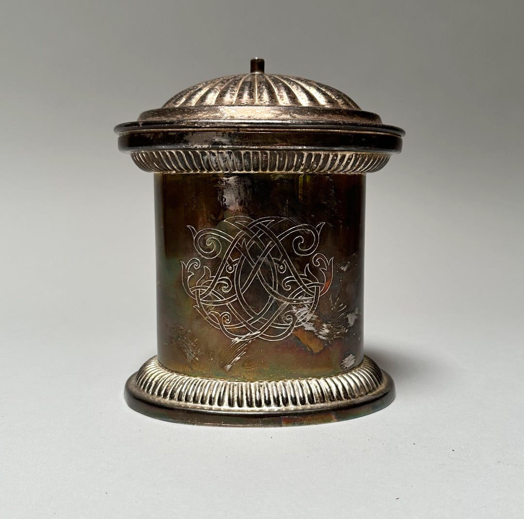 Empire Silverplate Indian Tea Caddy - Etsy