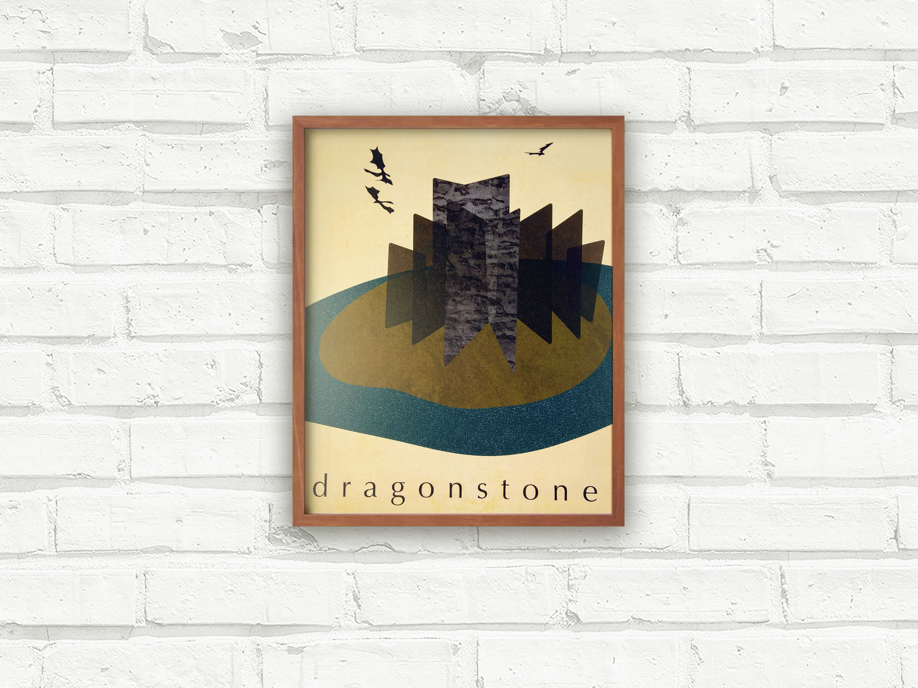 Game of Thrones Art Prints Set of 3 Travel Posters Mid | Etsy