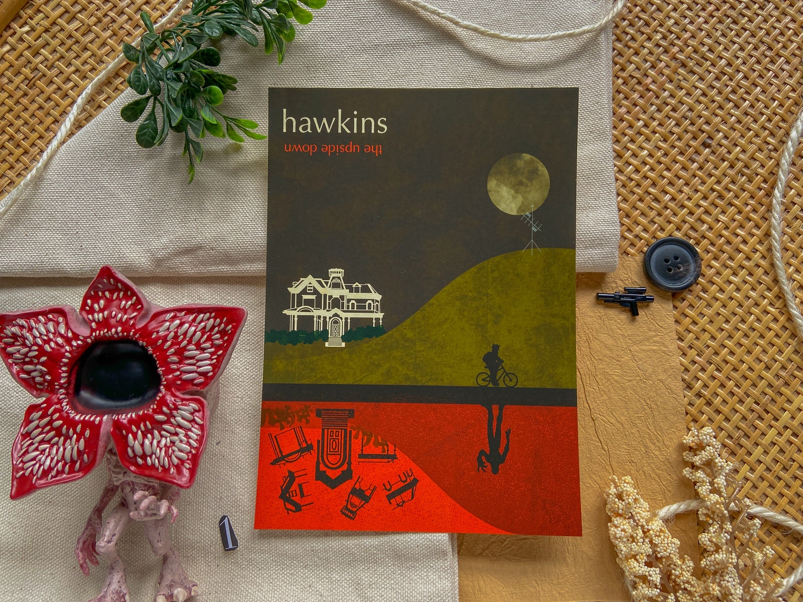 Hawkins Travel Poster Stranger Things Inspired Art Print - Etsy