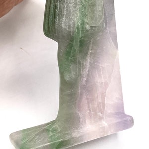 Rainbow Fluorite Thoth Crystal Statue Carving. ENCODED to THOTH, God of ...