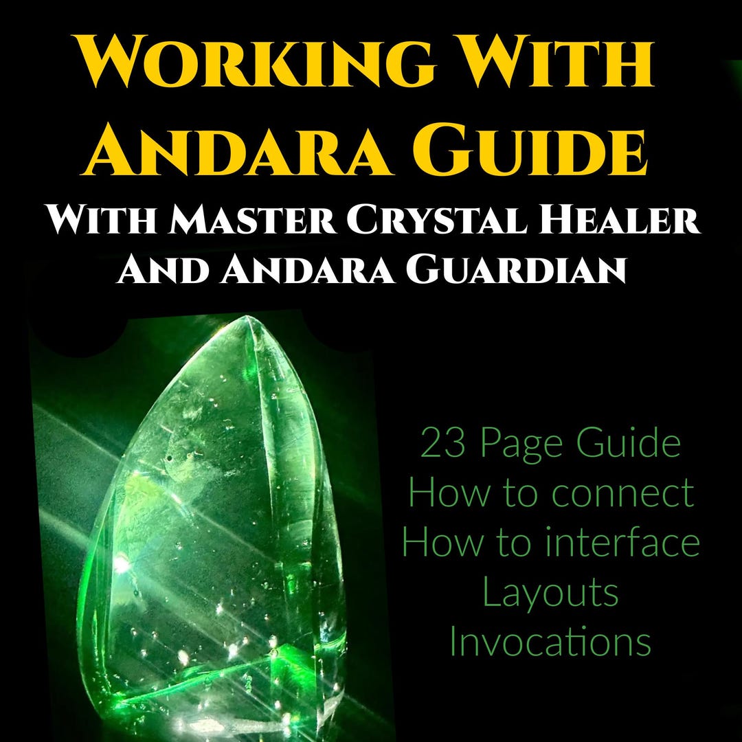 Andara Crystal Class Instant Download PDF for Spiritual Activation, How ...