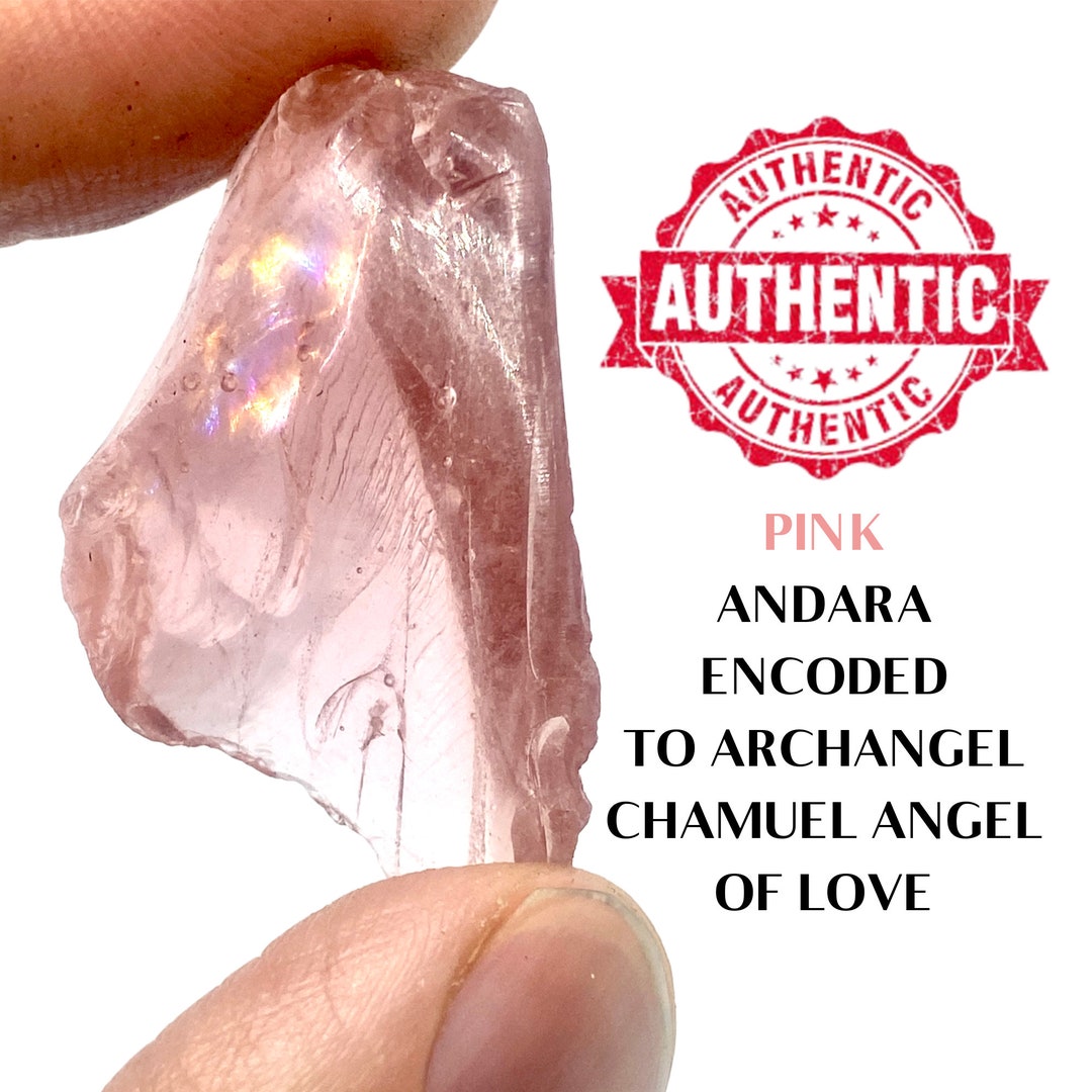 PINK ANDARA CRYSTAL Encoded to Archangel Chamuel Angel of Love With ...