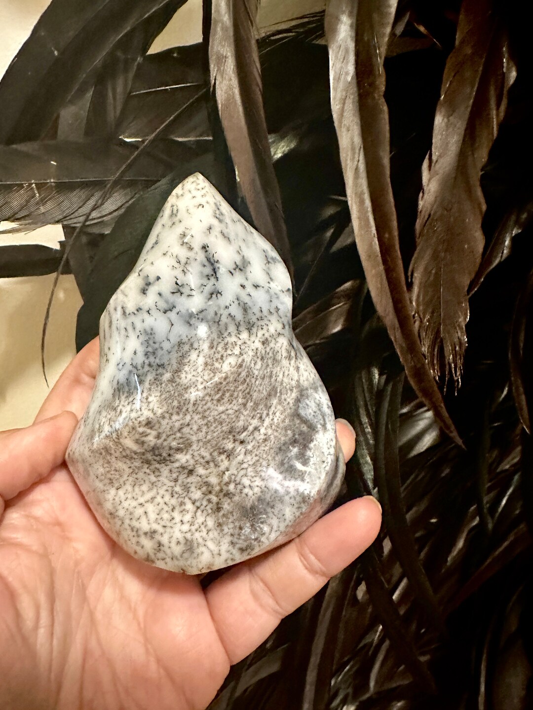Merlinite Crystal FLAME Stone of Magic Blessed by Druid Shaman Curse ...