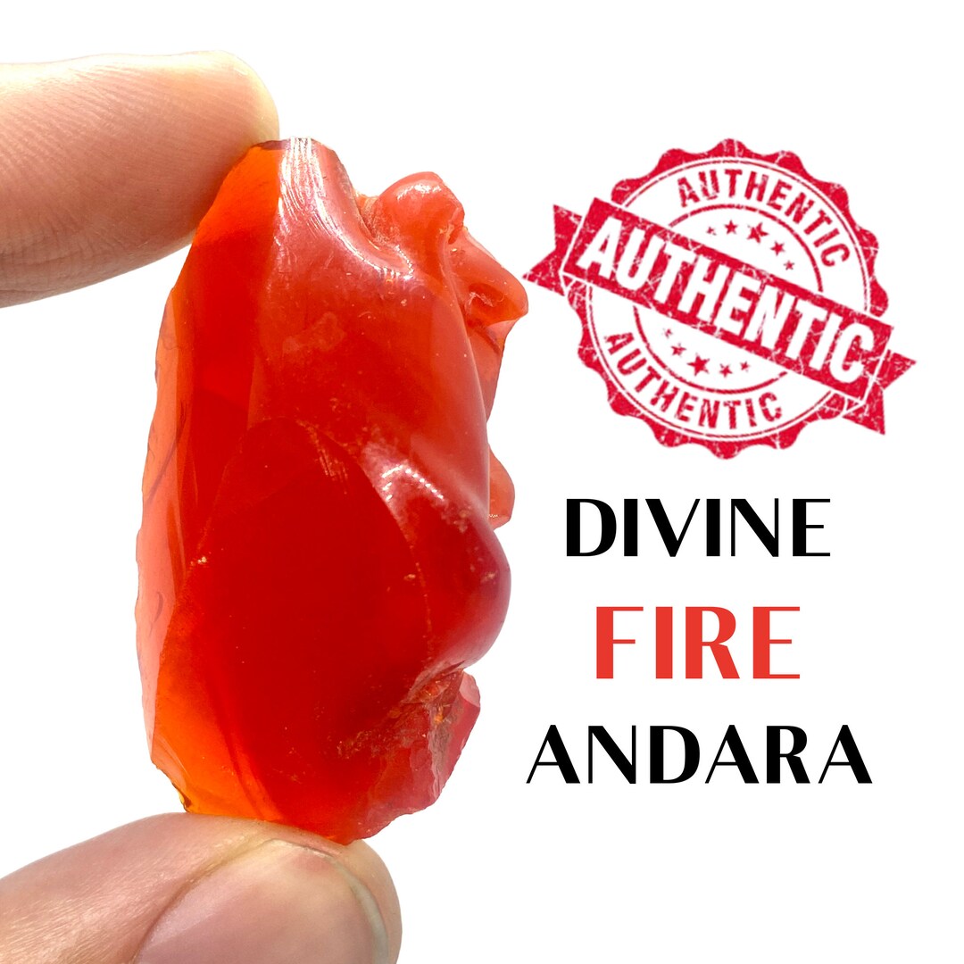 Red Andara. DIVINE FIRE. Rare Andara. Crystal Healing, Gift for Her ...