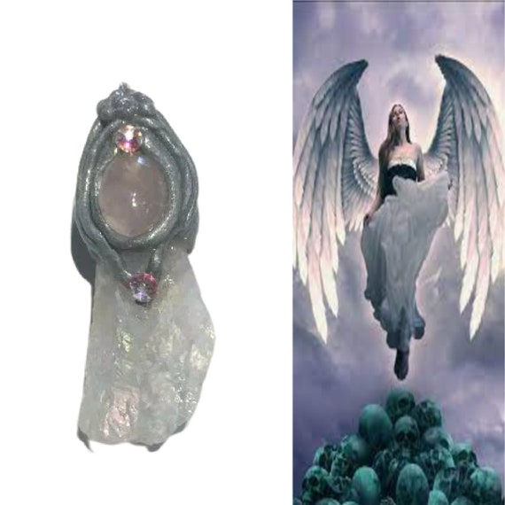 Angel Aura Necklace. Blessed at Archangel Michael Vortex. - Etsy
