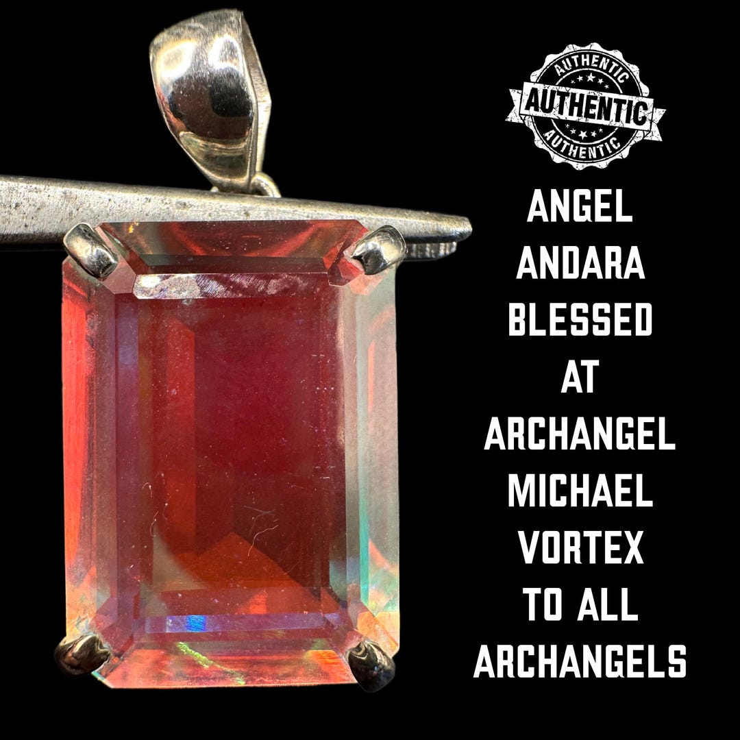 ANDARA NECKLACE Encoded to Archangels at Michael Vortex Authentic Mt ...