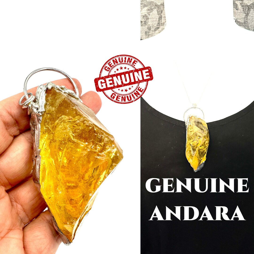 ANDARA NECKLACE Crystal Necklace Gold Necklace Encoded to Christ ...