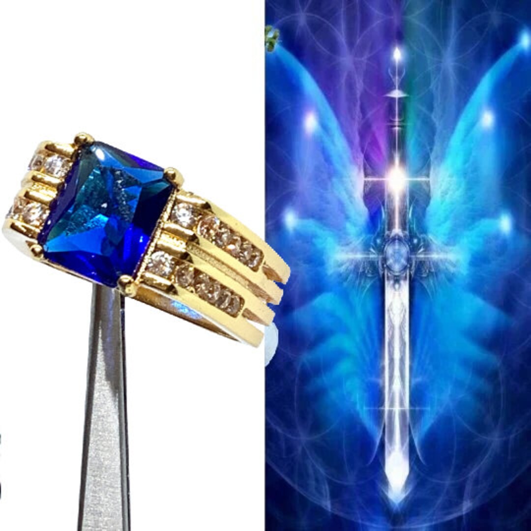Andara Crystal Ring. Portal to Archangel Michael. Blessed in - Etsy