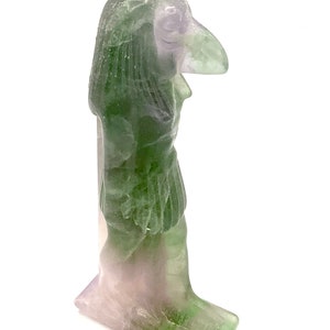 Rainbow Fluorite Thoth Crystal Statue Carving. ENCODED to THOTH, God of ...