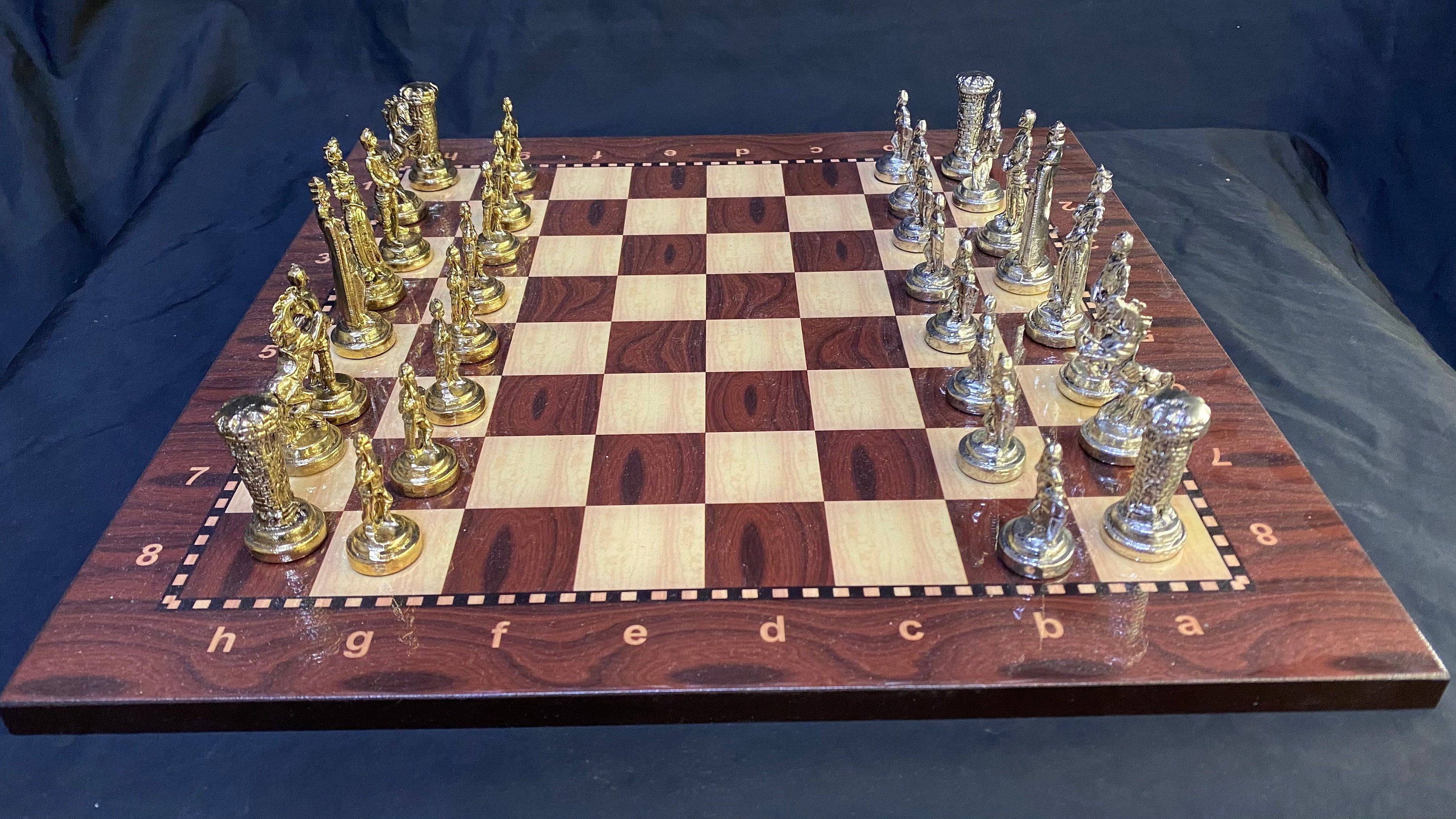 Drawer Chess Set Chess Board with Drawer Mother of Pearl Board ...