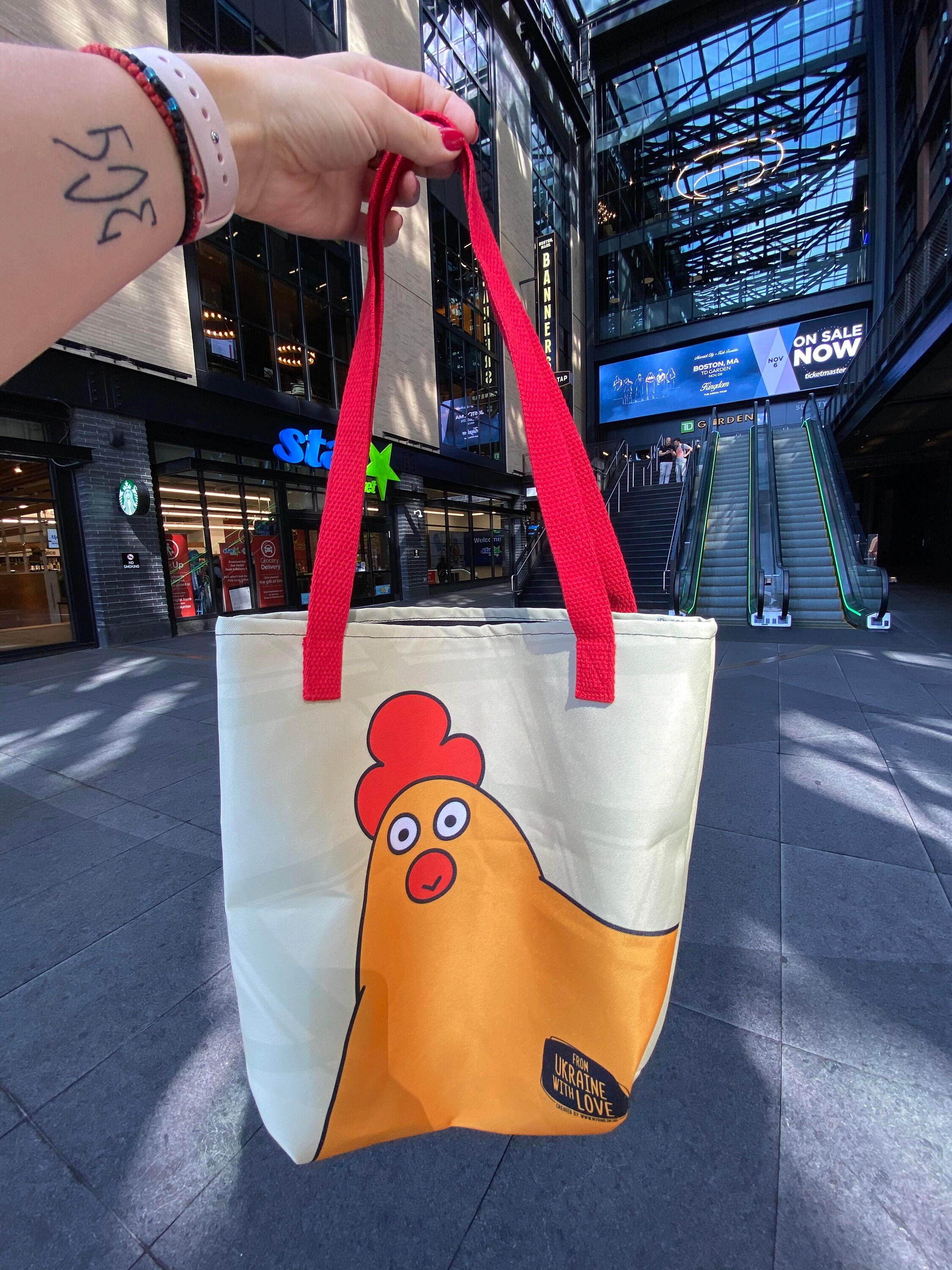 Big Ukrainian Chicken With Small Chickens - Ukrainian Bag - Bag ...