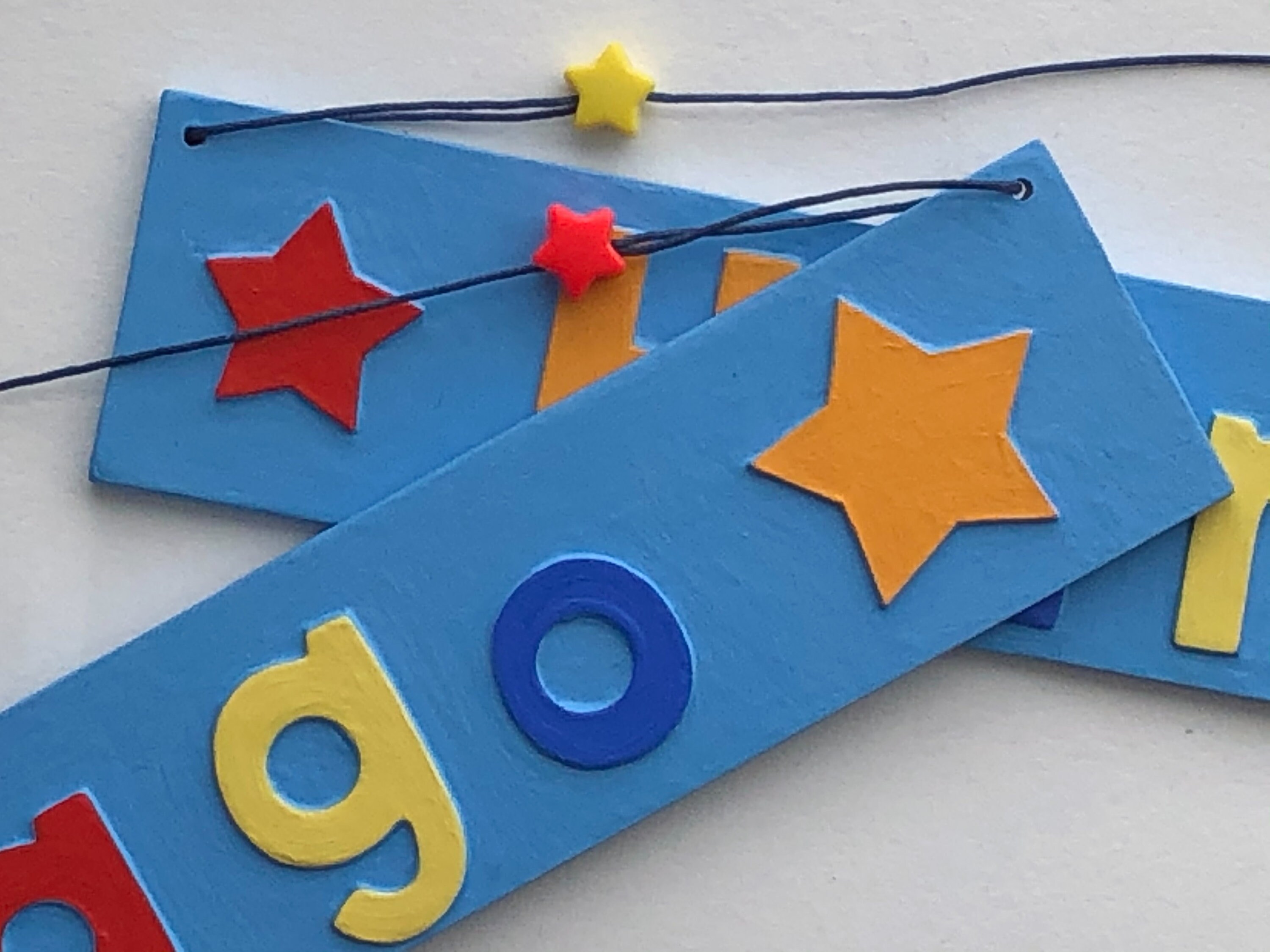 Any Name Sky Blue Name Plate, Fits up to 9 Letters - Etsy