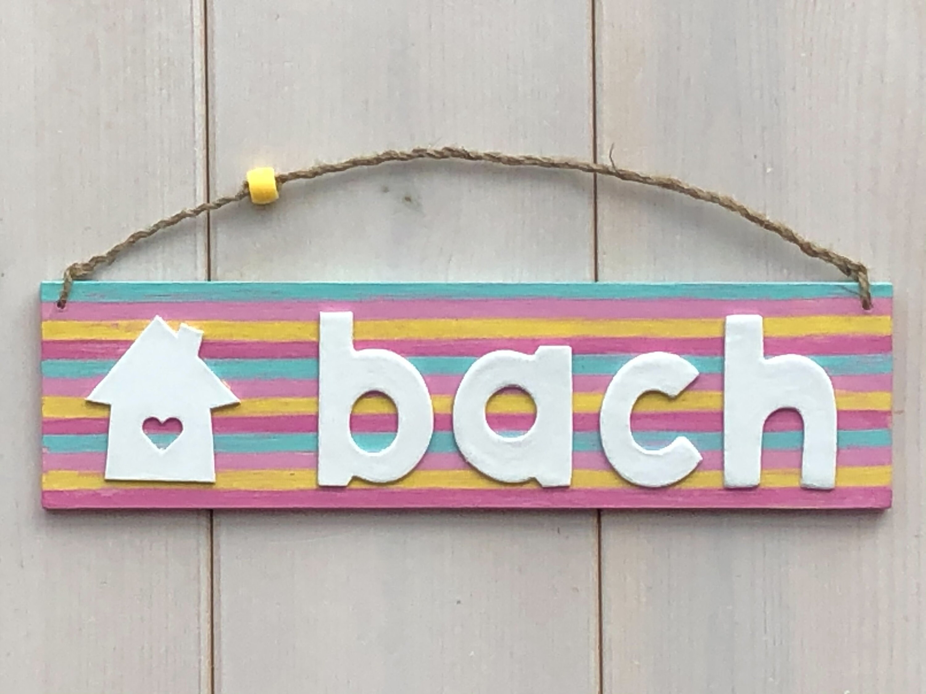 Choice of Three Colours Welsh Hanging Door Sign ty Bach - Etsy UK