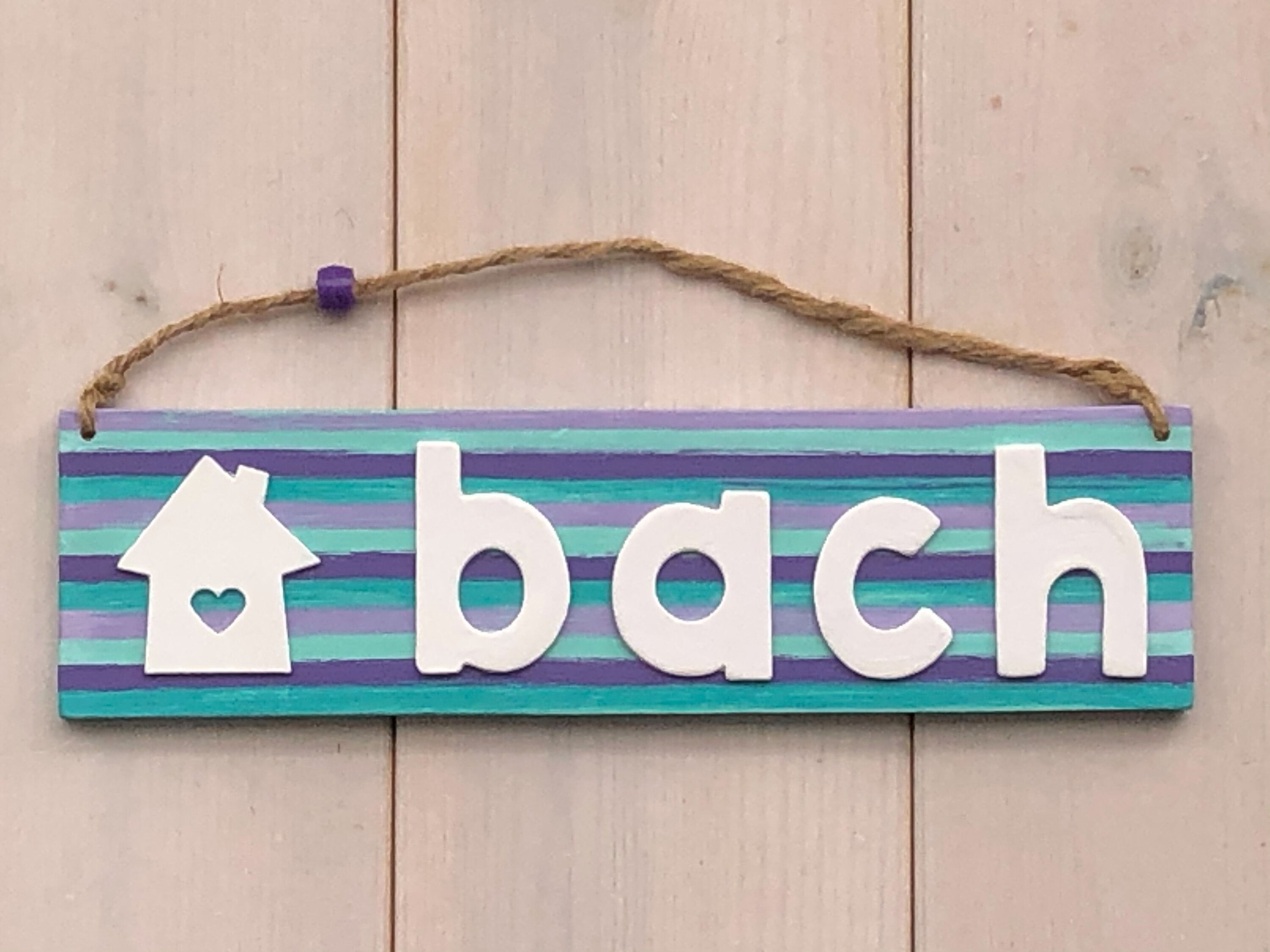 Choice of Three Colours Welsh Hanging Door Sign ty Bach - Etsy UK