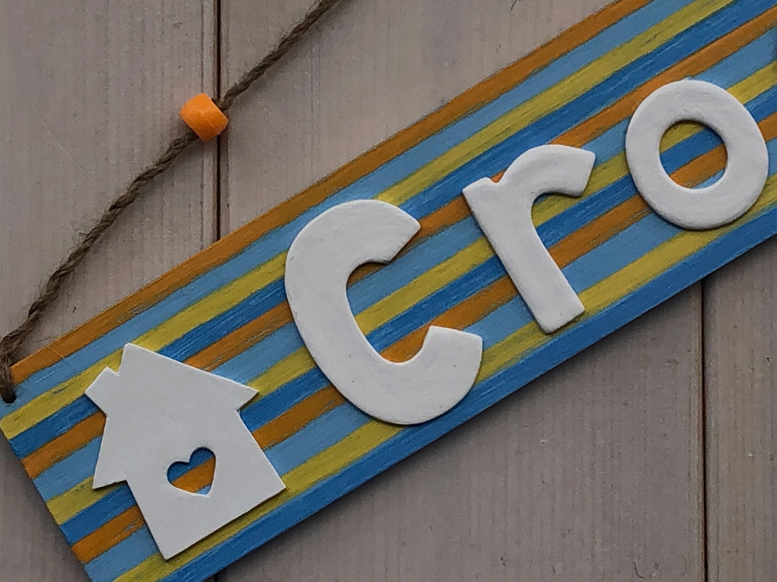 Welsh Hanging Door Sign croeso - Etsy UK