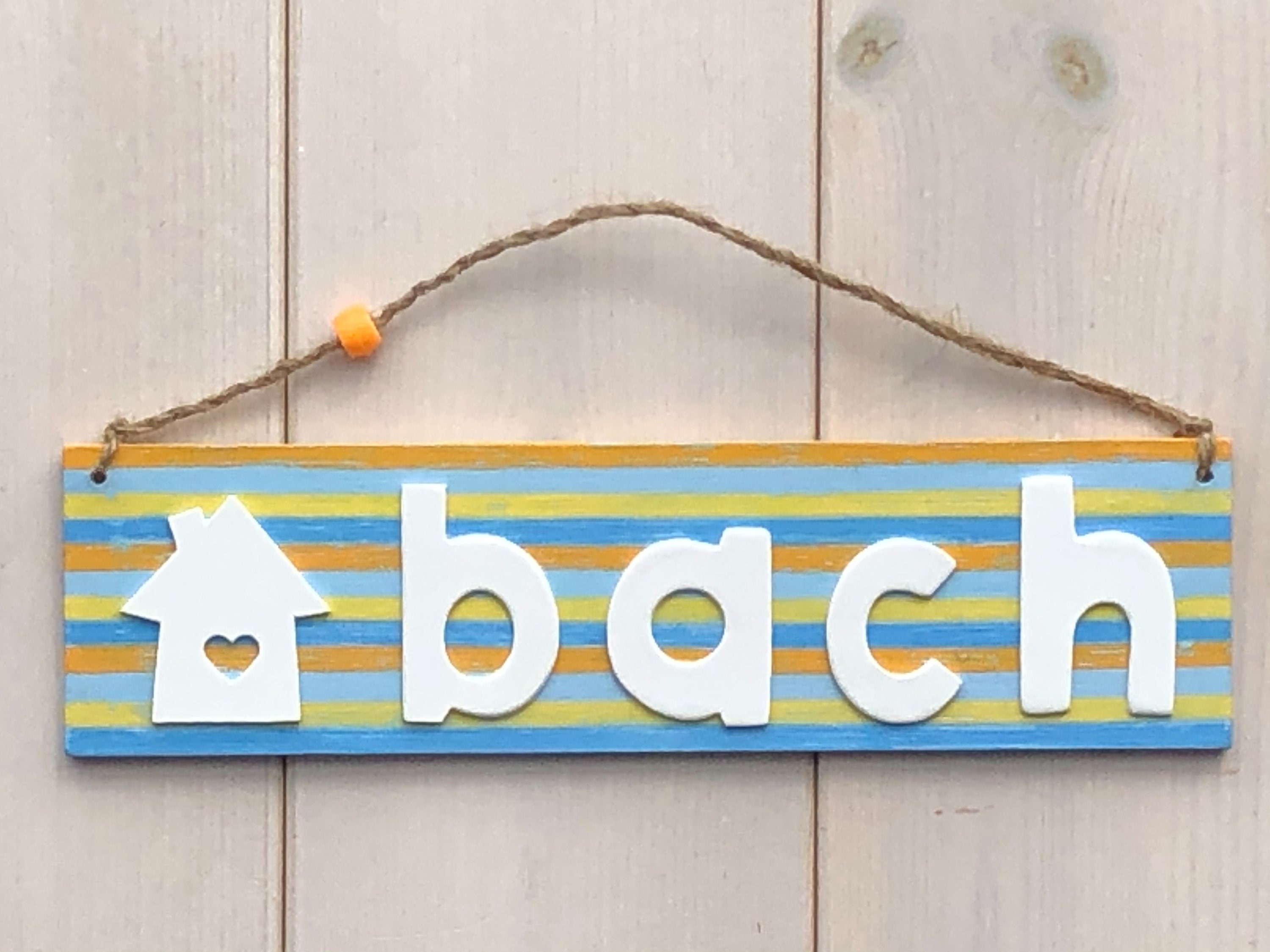 Choice of Three Colours Welsh Hanging Door Sign ty - Etsy UK