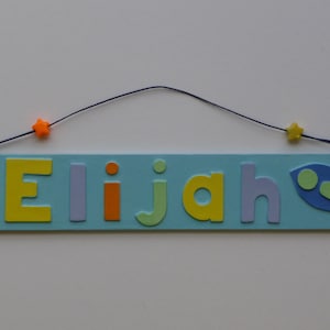 Personalised Rocket Name Plate - Etsy