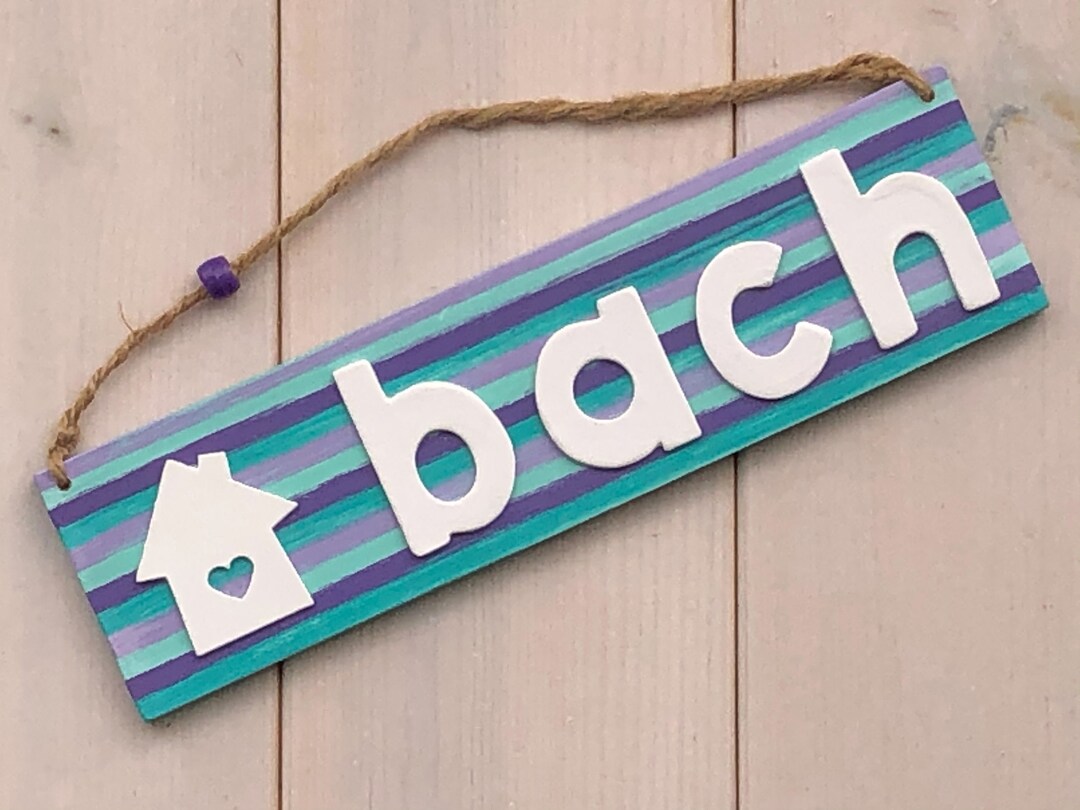 Welsh Hanging Door Sign ty Bach - Etsy UK
