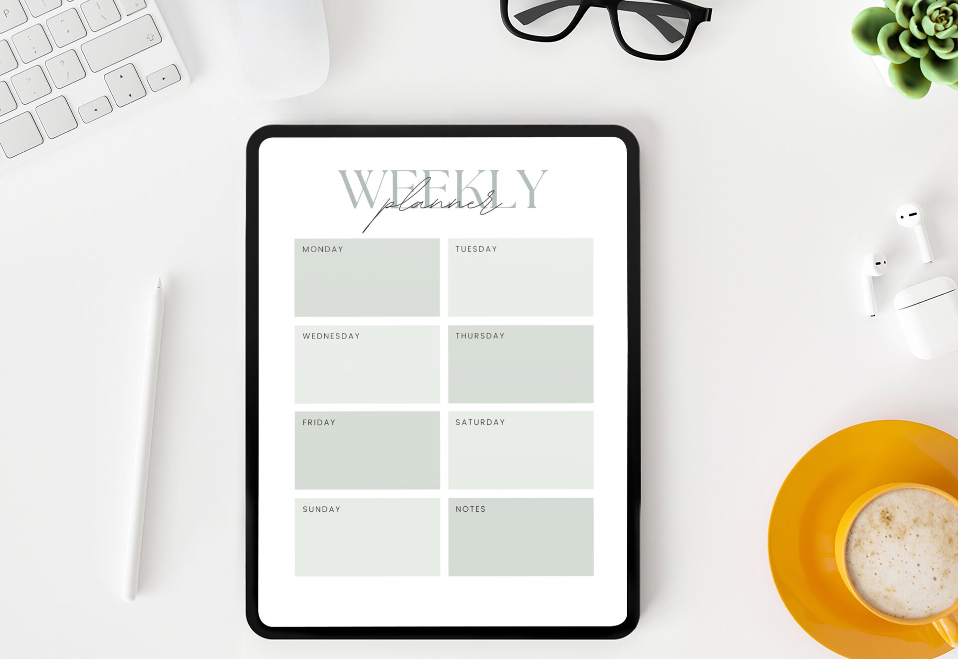 Printable Weekly Planner - Etsy