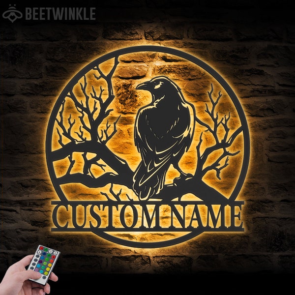 Metal Raven - Etsy