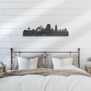 Custom Boricua Puerto Rico City Skyline Metal Wall Art LED Light ...