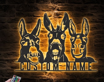 Donkey Led Light - Etsy