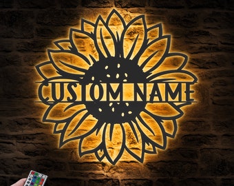 Sunflower Sign Custom - Etsy