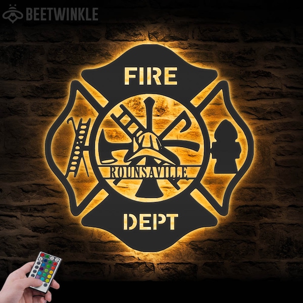 Firefighter Sign - Etsy