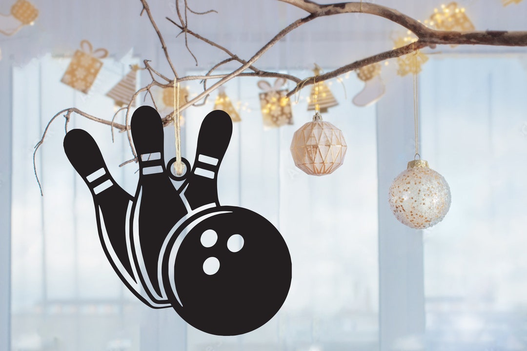 Bowling Metal Ornament Bowling Sign Bowling Christmas Ornament ...