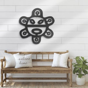 Puerto Rico Taino Sun Sol God Symbol Metal Wall Art LED Light Made in ...