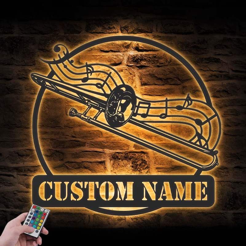 Neon Sign Trombone - Etsy