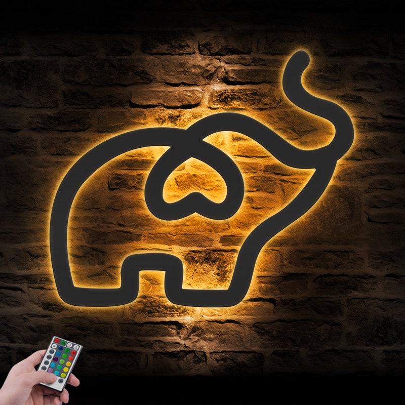 Elephant Light - Etsy