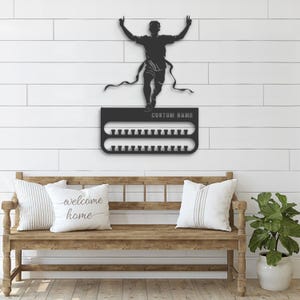 Custom Running Medal Hanger With Led Light Medal Holder Display Rack ...