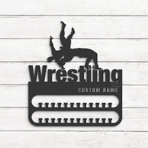 Custom Wrestling Medal Hanger With Led Light Medal Holder Display Rack ...