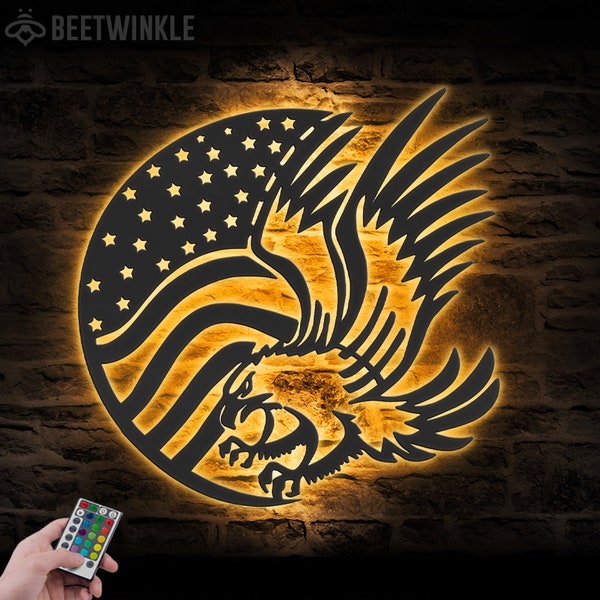 Bald Eagle Wall Light - Etsy