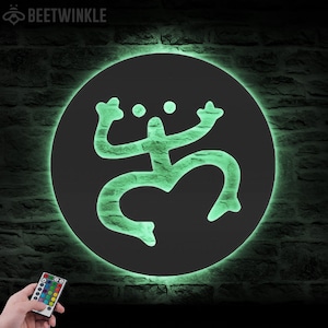 Frog Coqui Puerto Rico Taino Symbol Metal Wall Art LED Light Puerto ...