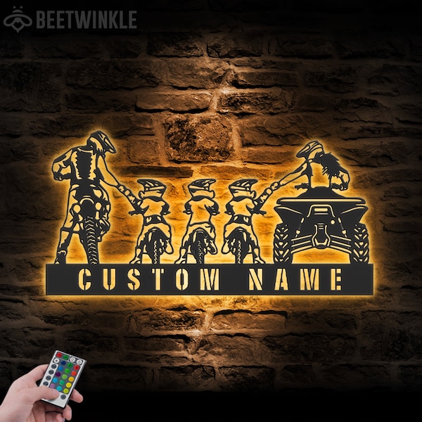 Atv Rider Metal Art - Etsy