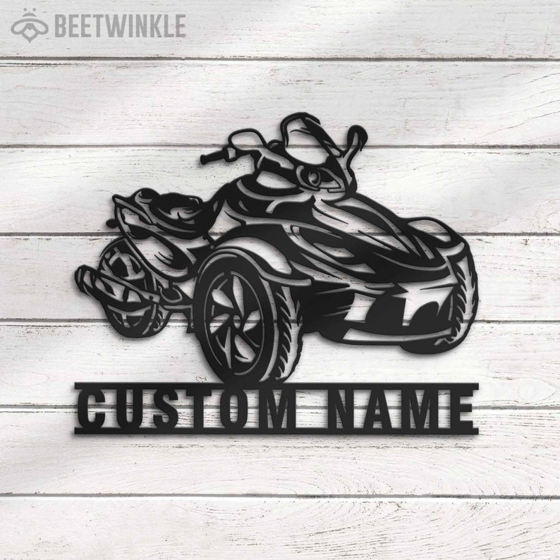 Custom Spyder Metal Wall Art LED Lights Personalized Dirt Bike - Etsy