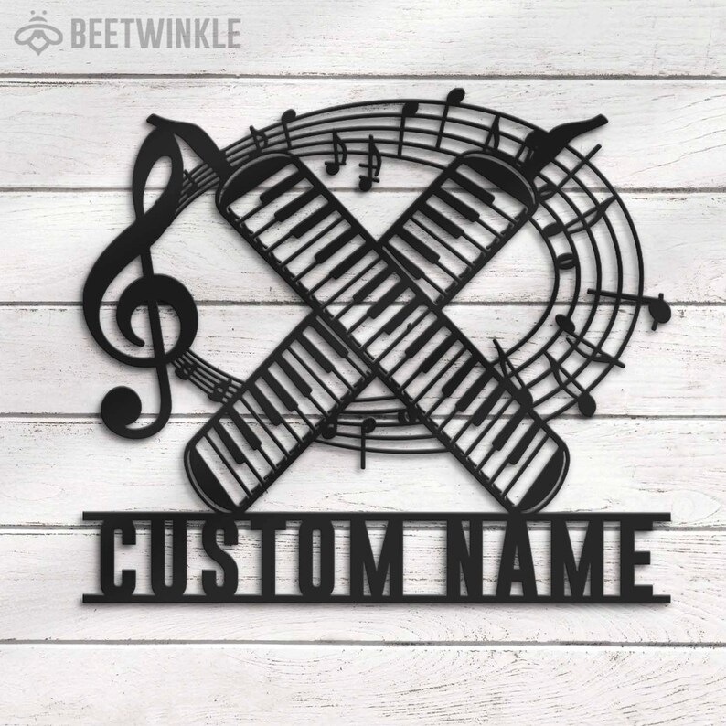 Custom Melodica Musical Instrument Metal Wall Art LED Light - Etsy