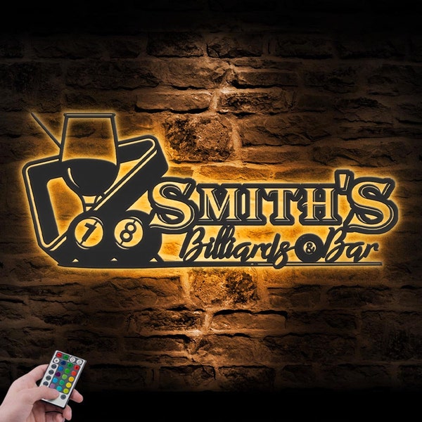 Billiards Sign - Etsy