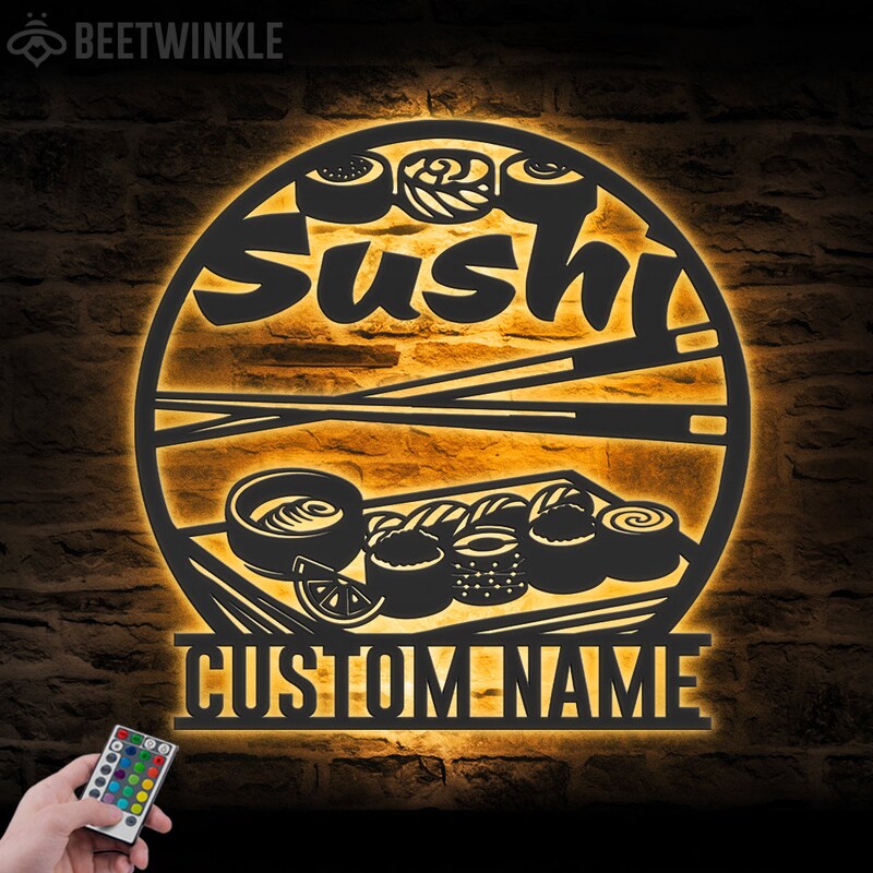 Sushi Neon Sign - Etsy