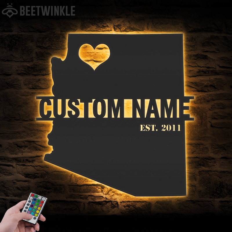 Arizona Metal Sign - Etsy