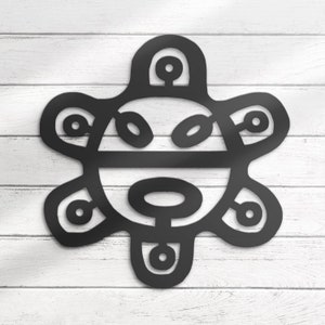 Puerto Rico Taino Sun Sol God Symbol Metal Wall Art LED Light Made in ...