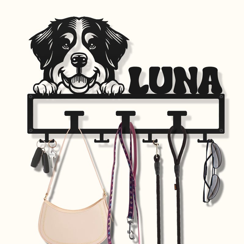Dog Leash Rack - Etsy