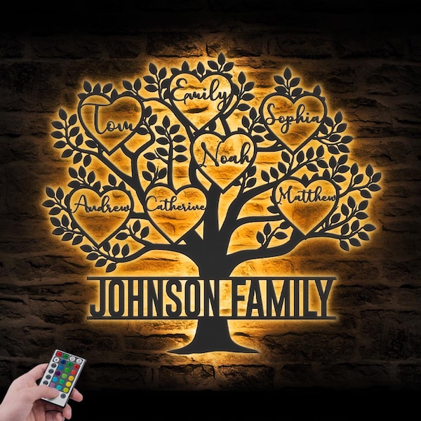 Family Tree Decor - Etsy