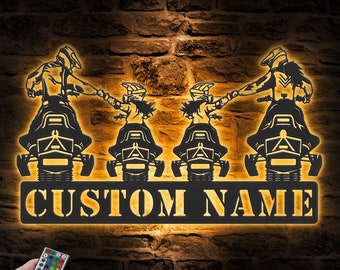 Metal Ski Led Sign - Etsy