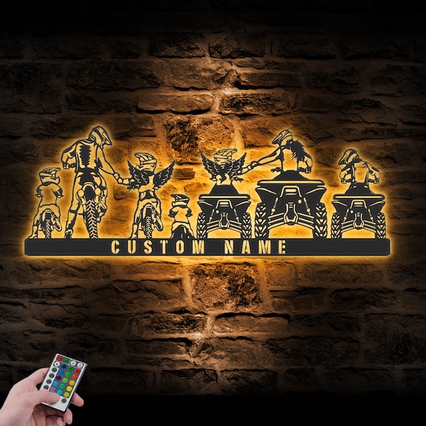 Atv Rider Metal Art - Etsy